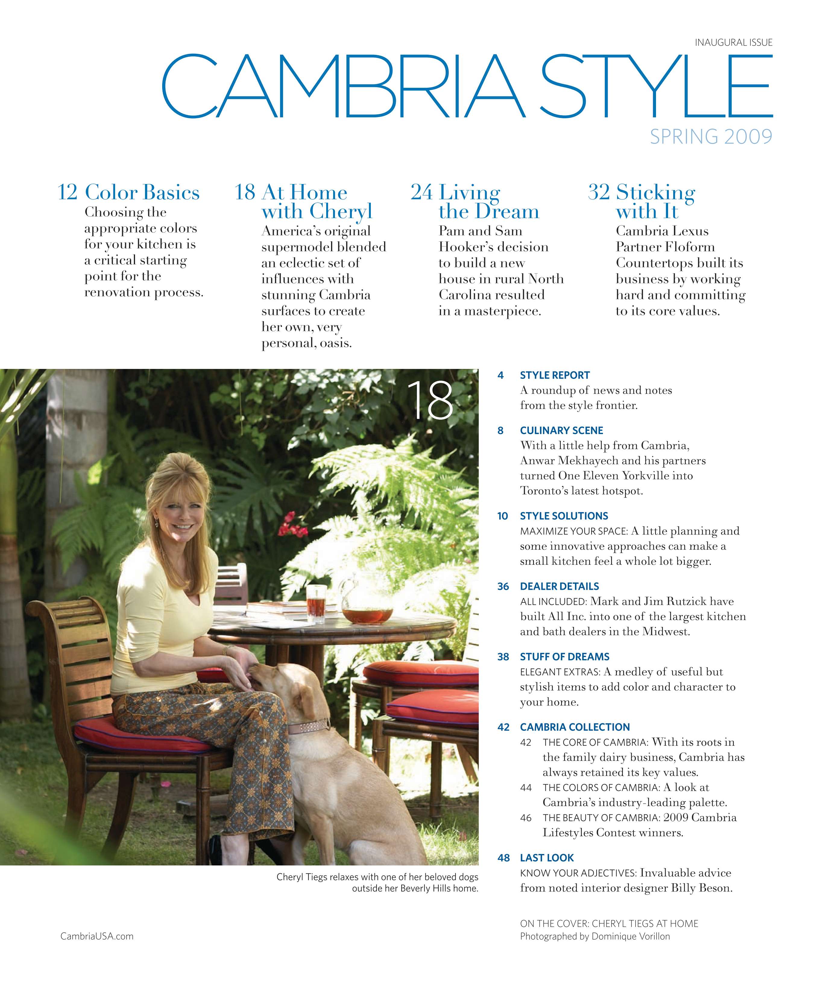 Cambria Style, Spring 2009