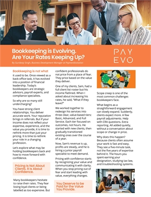 Bookkeeping is Evolving. Are Your Rates Keeping Up?